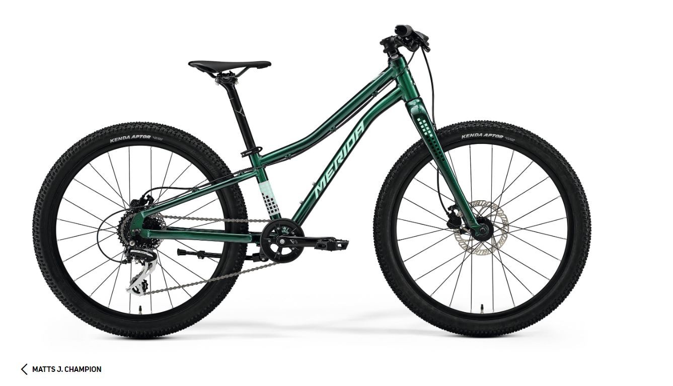 Merida MATTS J. 24 kids 2025 Mountain Bike Damian Harris Cycles E bike specialist Cardiff UK